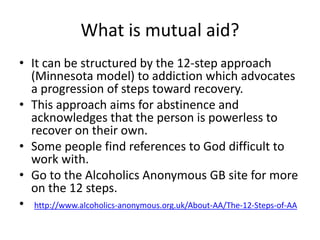 Definitions of mutual aid | PPTX