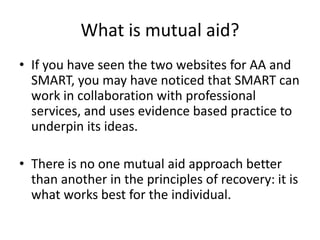 Definitions of mutual aid | PPTX