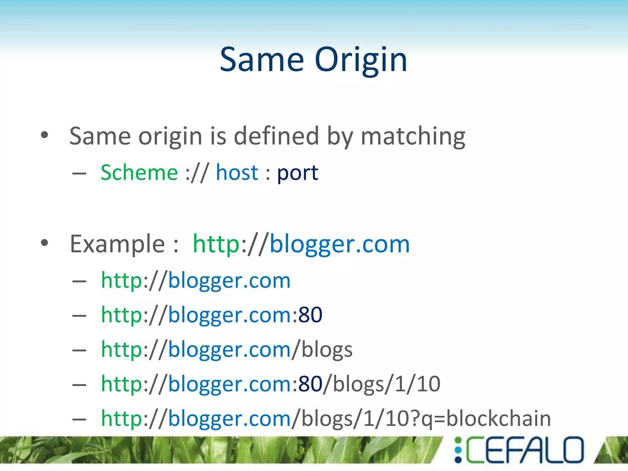 Cross-origin resource sharing | PPTX