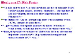 Hb A1c | PPT | Endocrine and Metabolic Diseases | Diseases and Conditions