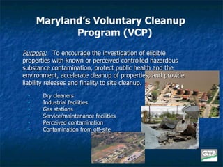 Maryland\'s New Hazardous Reporting Regulations | PPT