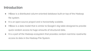 Apache HBase | PPT