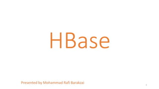 Hbase tutorial | PPT