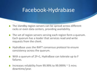 Apache HBase - Introduction & Use Cases | PPTX | Databases | Computer Software and Applications