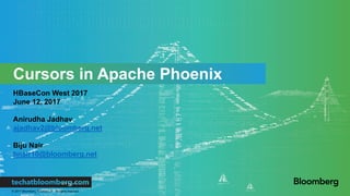 Cursor Implementation in Apache Phoenix | PDF