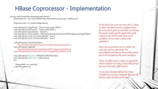 Hbase coprocessor with Oozie WF referencing 3rd Party jars | PPTX