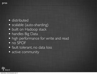 Hbase: Introduction to column oriented databases | PPT
