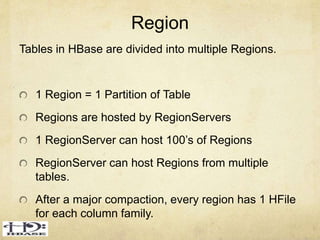 Introduction To HBase | PPTX