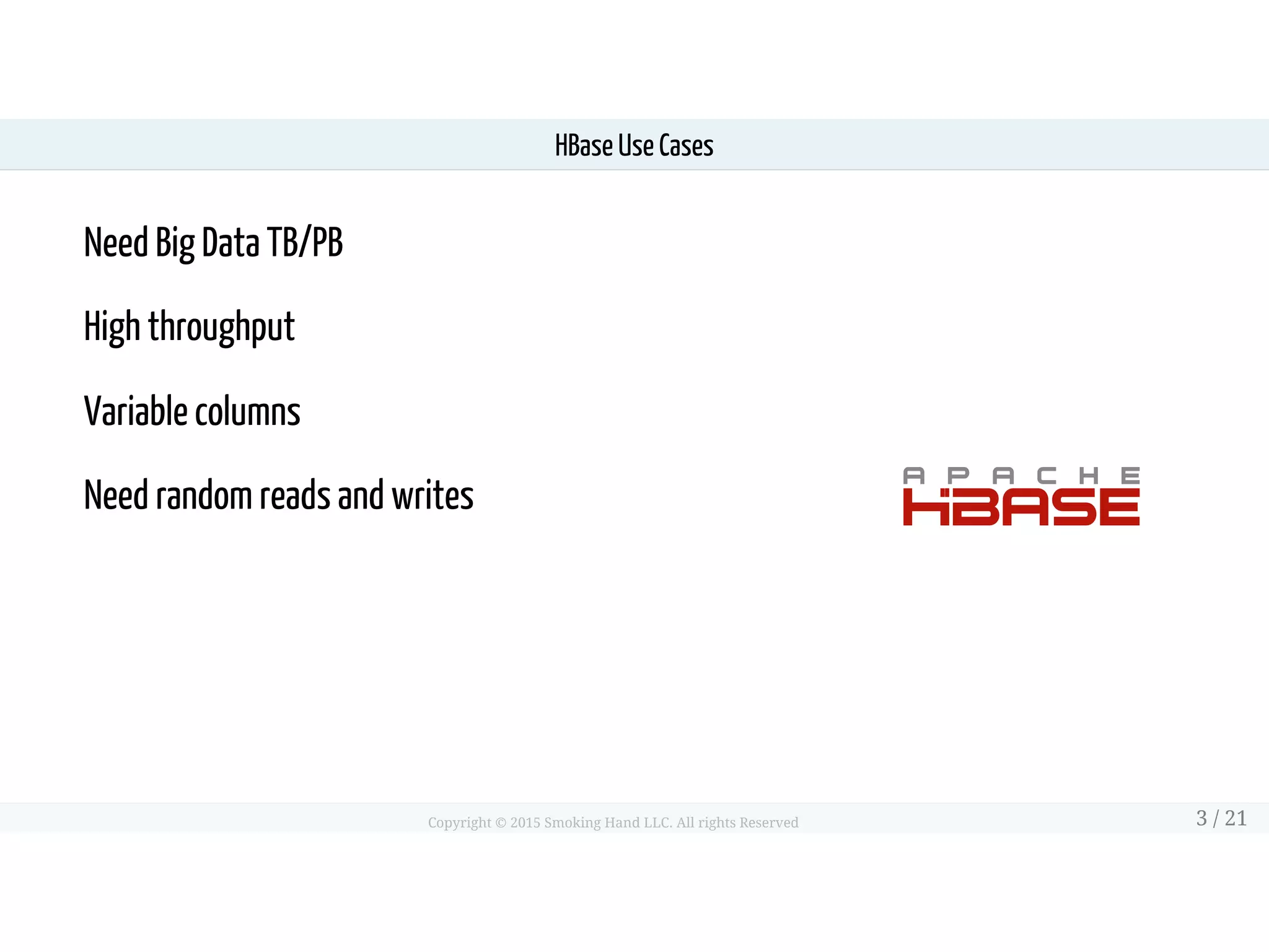 HBaseCon 2015: Just the Basics | PPT