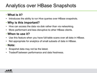 HBase New Features | PPT