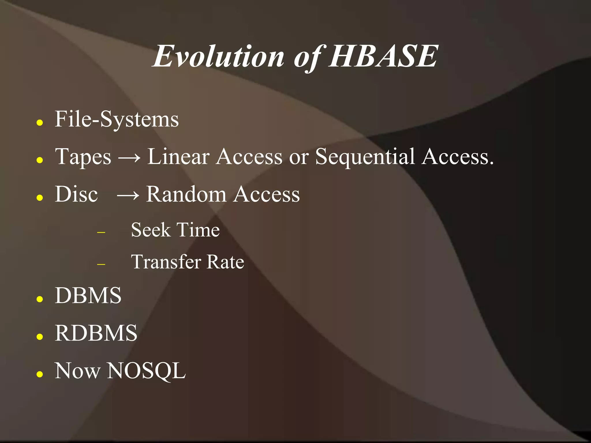 HBASE Overview | PPT