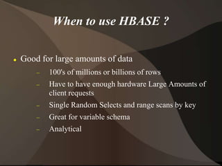 HBASE Overview | PPT
