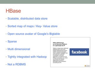 NoSQL & HBase overview | PPT