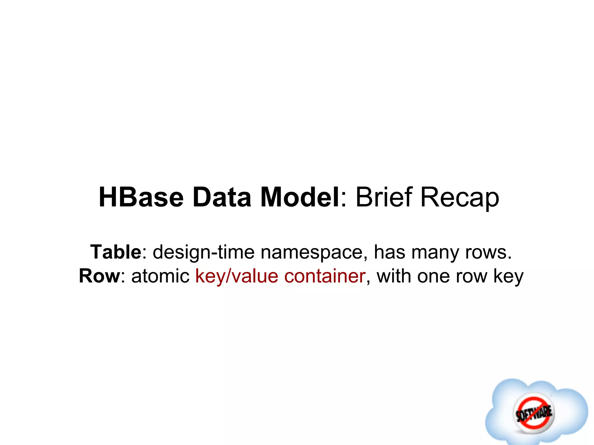 HBase Schema Design - HBase-Con 2012 | PPT