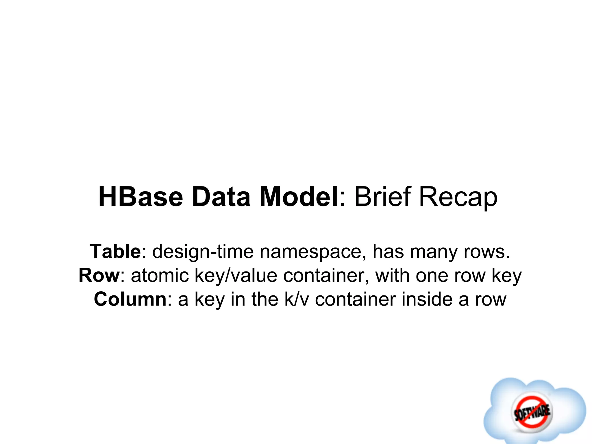 HBase Schema Design - HBase-Con 2012 | PPT