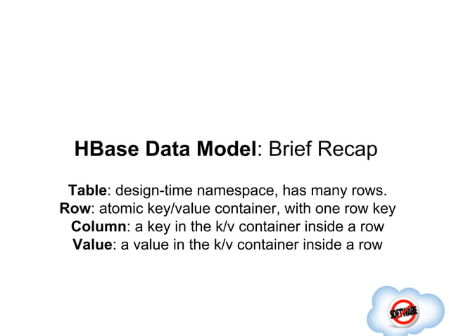 HBase Schema Design - HBase-Con 2012 | PPT