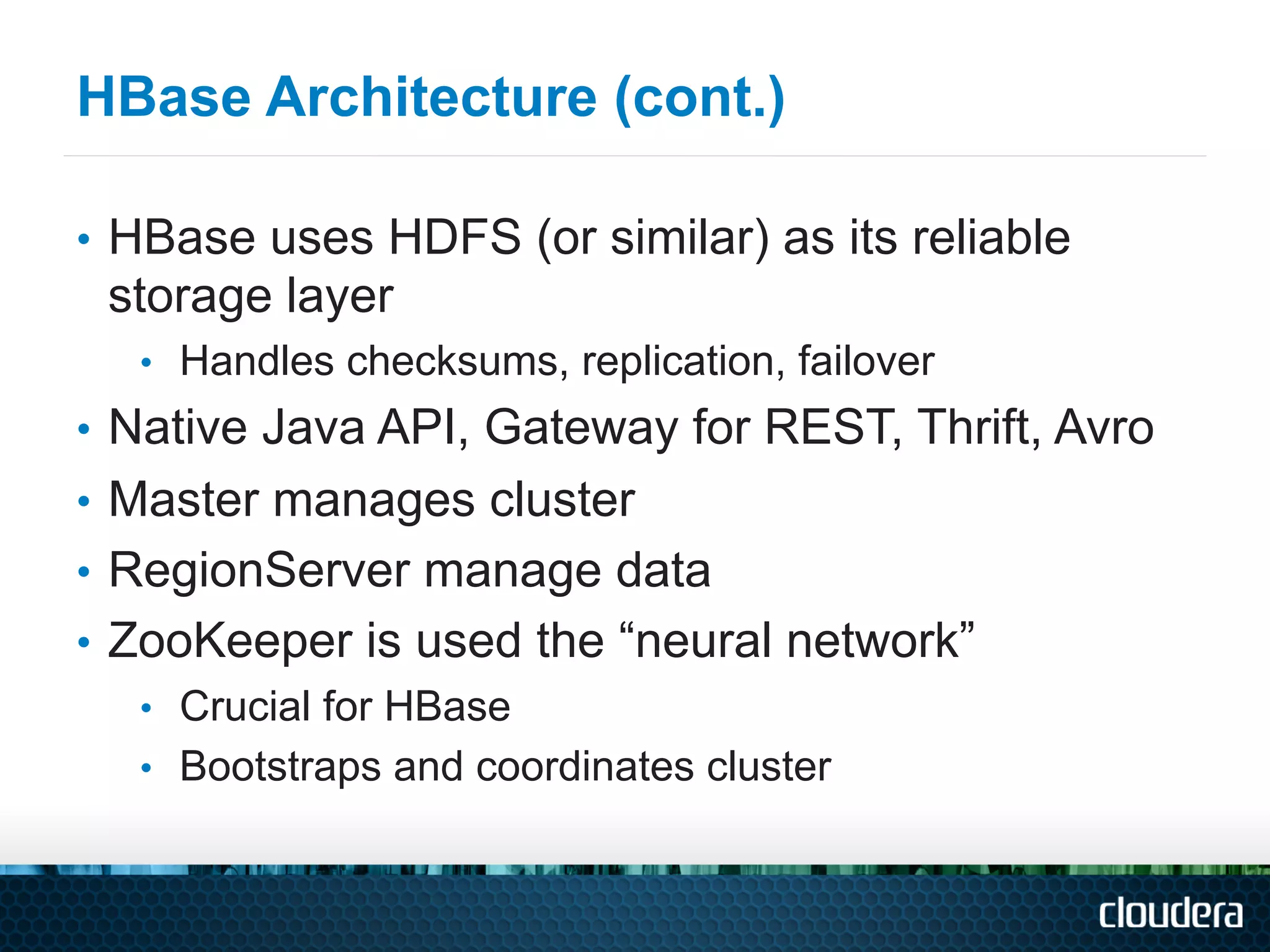 Hbase schema design and sizing apache-con europe - nov 2012 | PPT