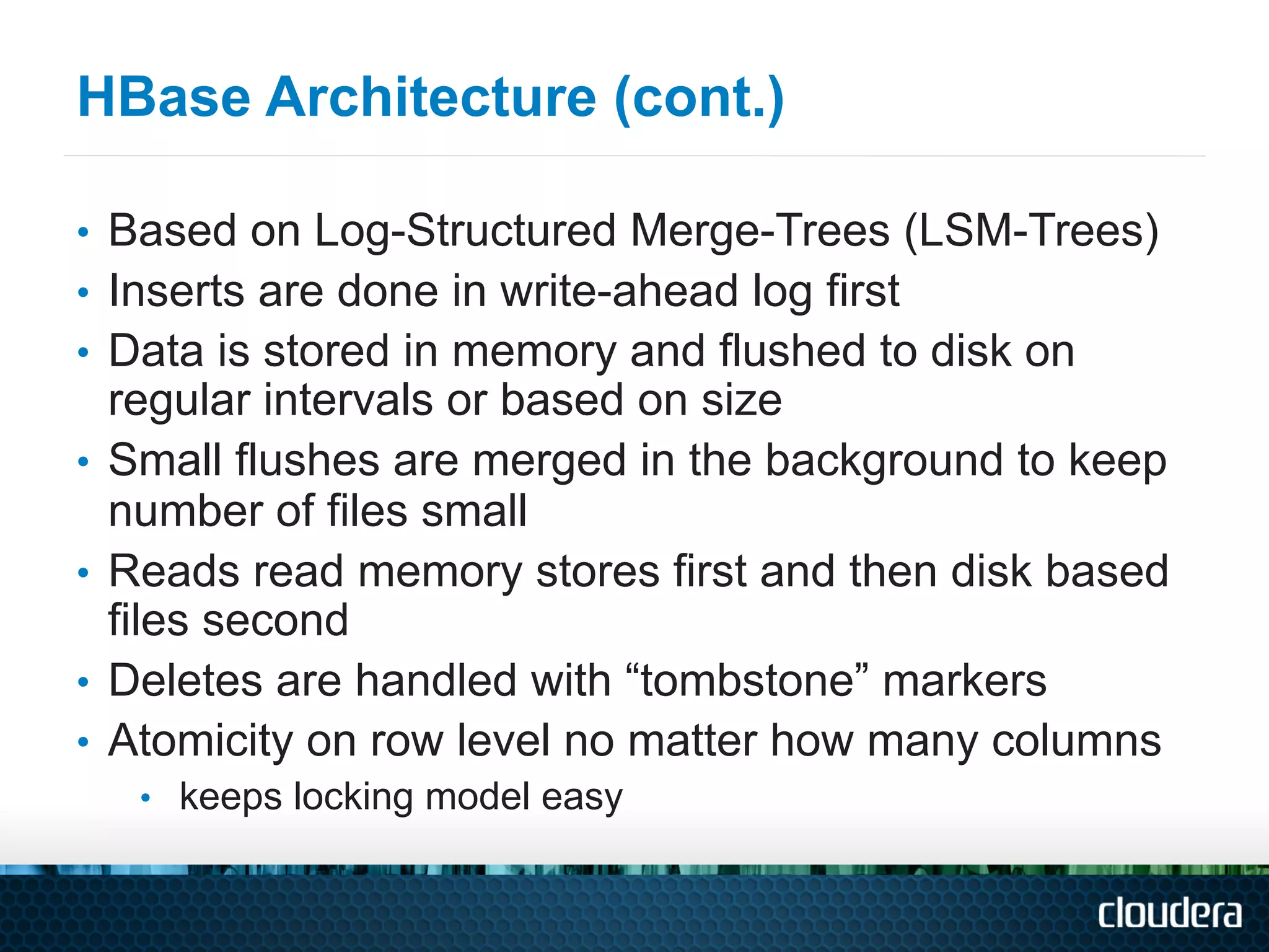 Hbase schema design and sizing apache-con europe - nov 2012 | PPT