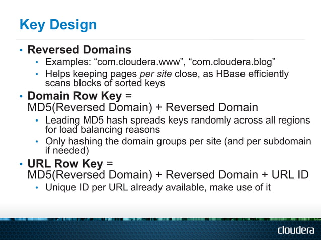 Hbase schema design and sizing apache-con europe - nov 2012 | PPT