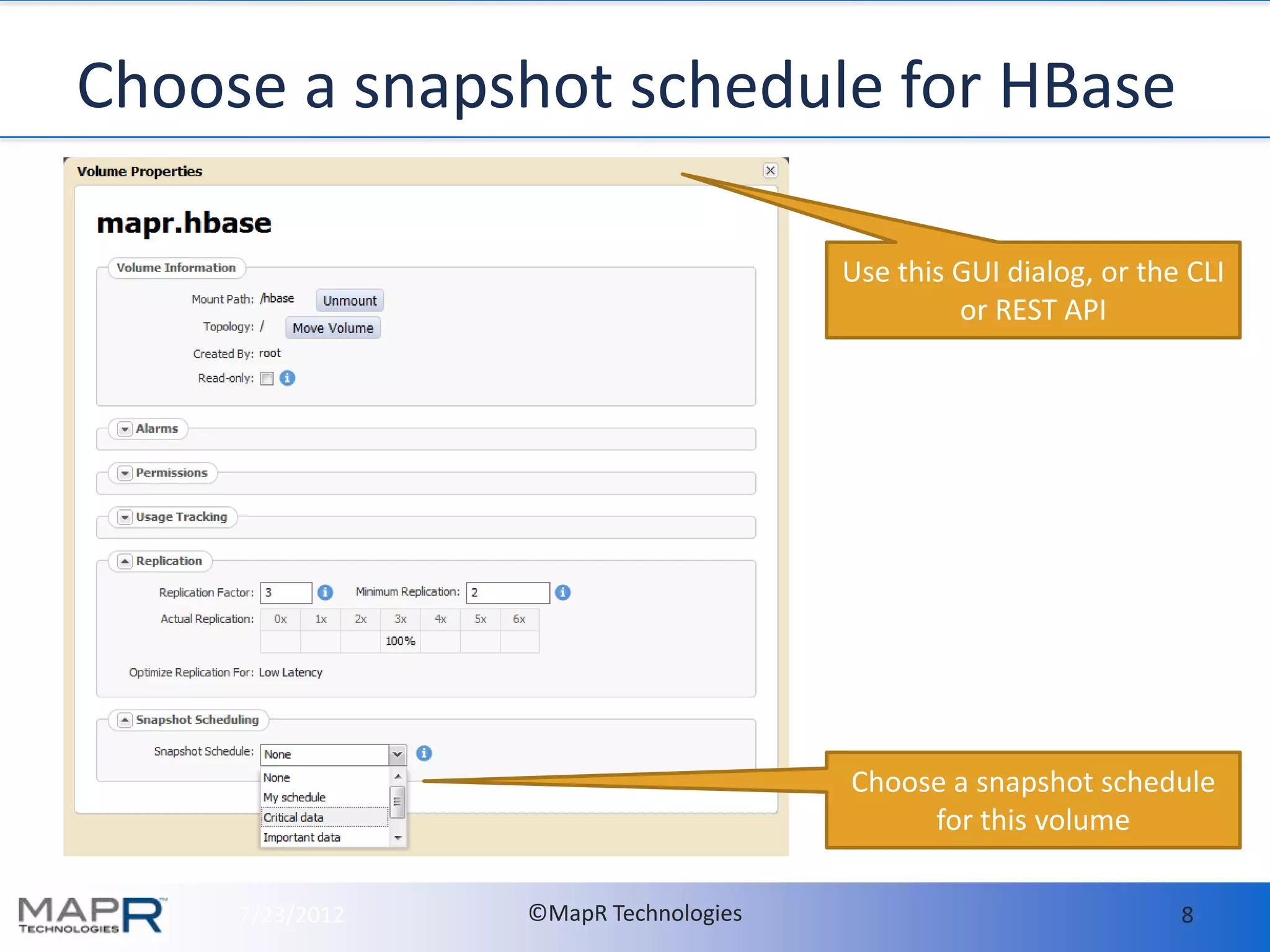 HBase with MapR | PPT