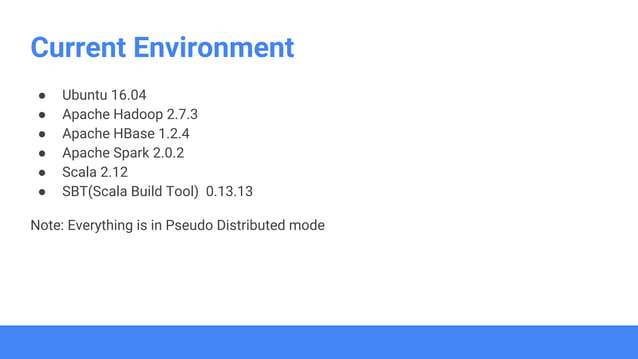 HBase with Apache Spark POC Demo | PPT HBase with Apache Spark POC Demo | PPT
