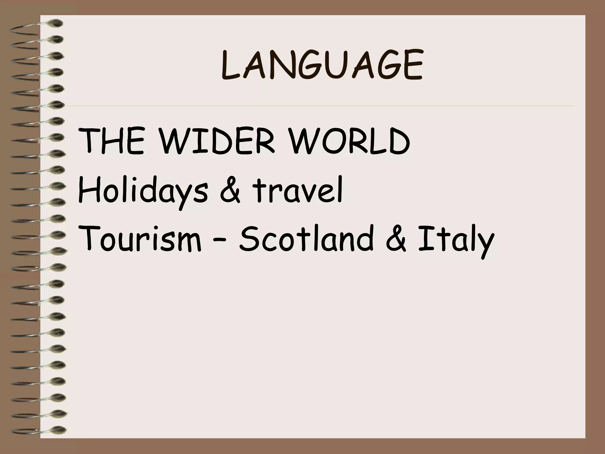 Int 2 Italian - introduction | PPT