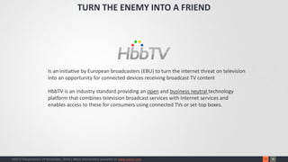 HbbTV - Hybrid Broadcast Broadband TV Introduction | PDF