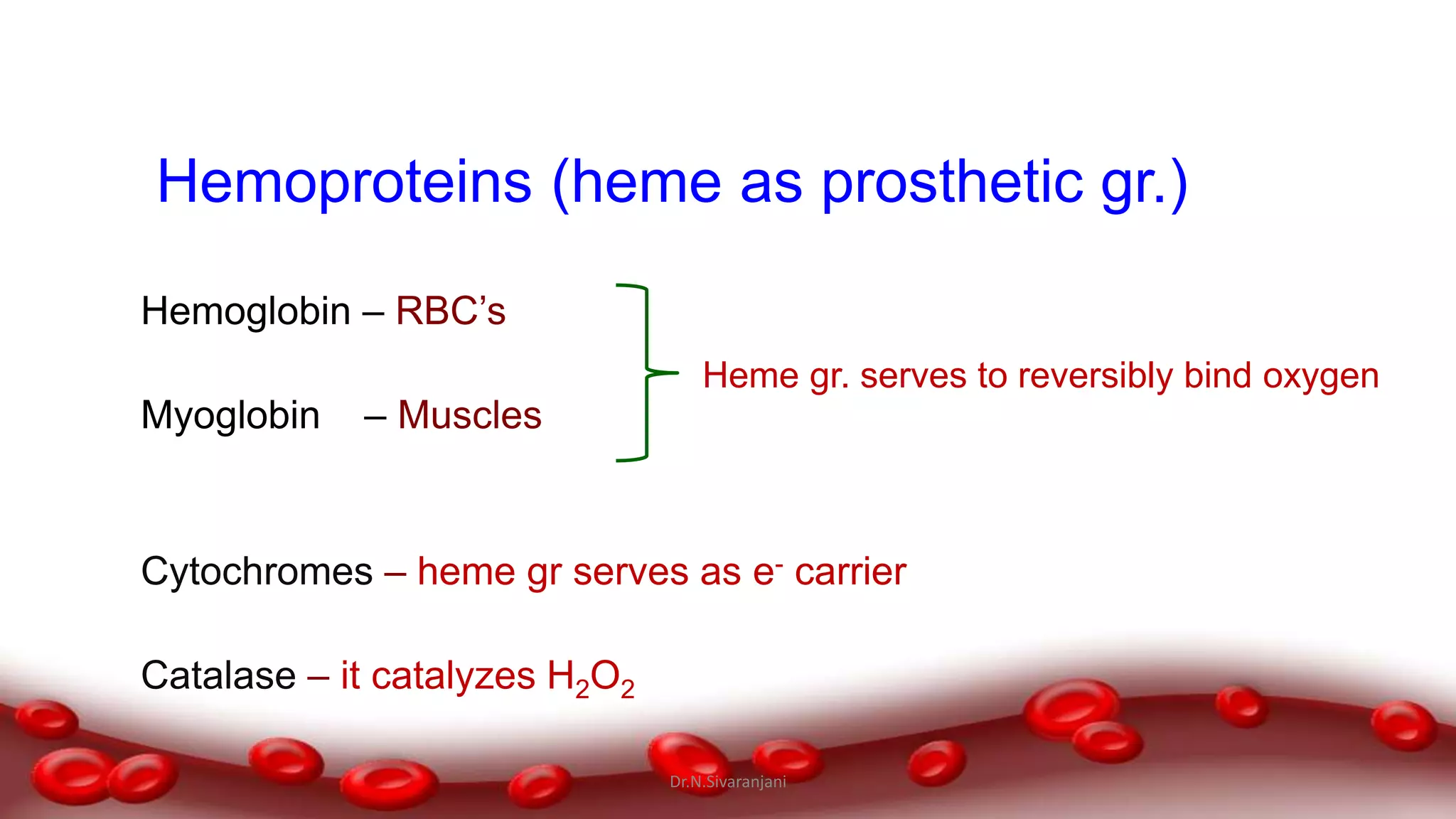 Hb chemistry and disorders | PPSX