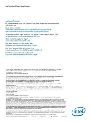 Intel Node Manager Intro | PDF