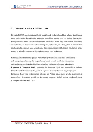 Hbef 3503 aktiviti 1 zaidi copy | DOC