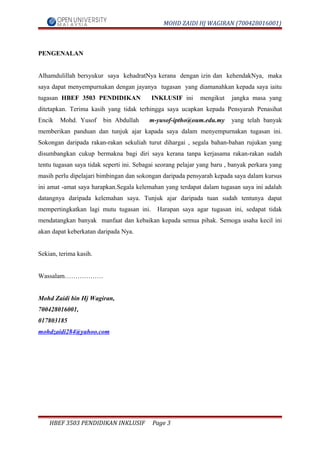 Hbef 3503 aktiviti 1 zaidi copy | DOC