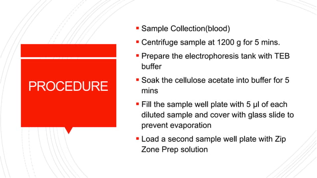 Hb electrophoresis- Types, Procedure and Analysis | PPTX | Blood ...