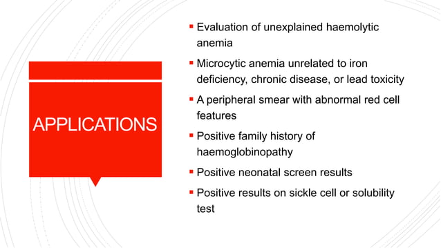 Hb electrophoresis- Types, Procedure and Analysis | PPTX | Blood ...