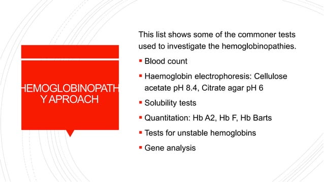 Hb electrophoresis- Types, Procedure and Analysis | PPTX | Blood ...
