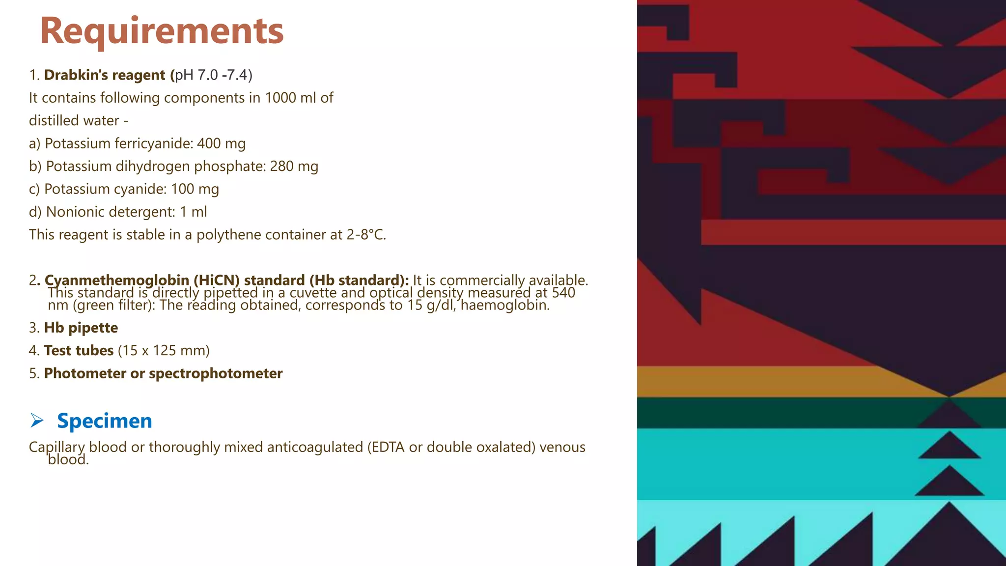 Hb estimation | PPTX