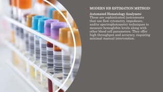 HB ESTIMATION VARIOUS METHODS .....pptx