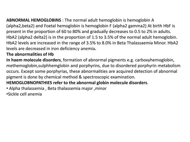 Hb estimation and rbc count | PPT