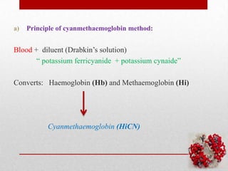 Hb estimation | PPSX
