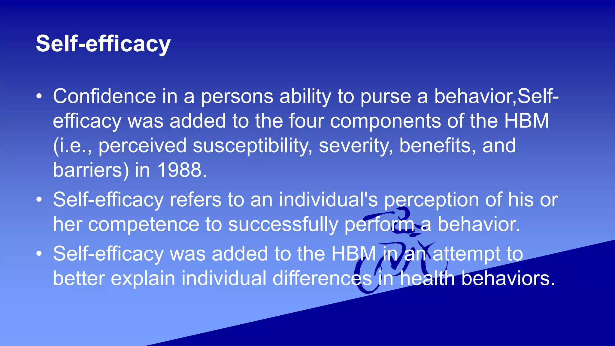 HEALTH BELIEF MODEL | PPTX