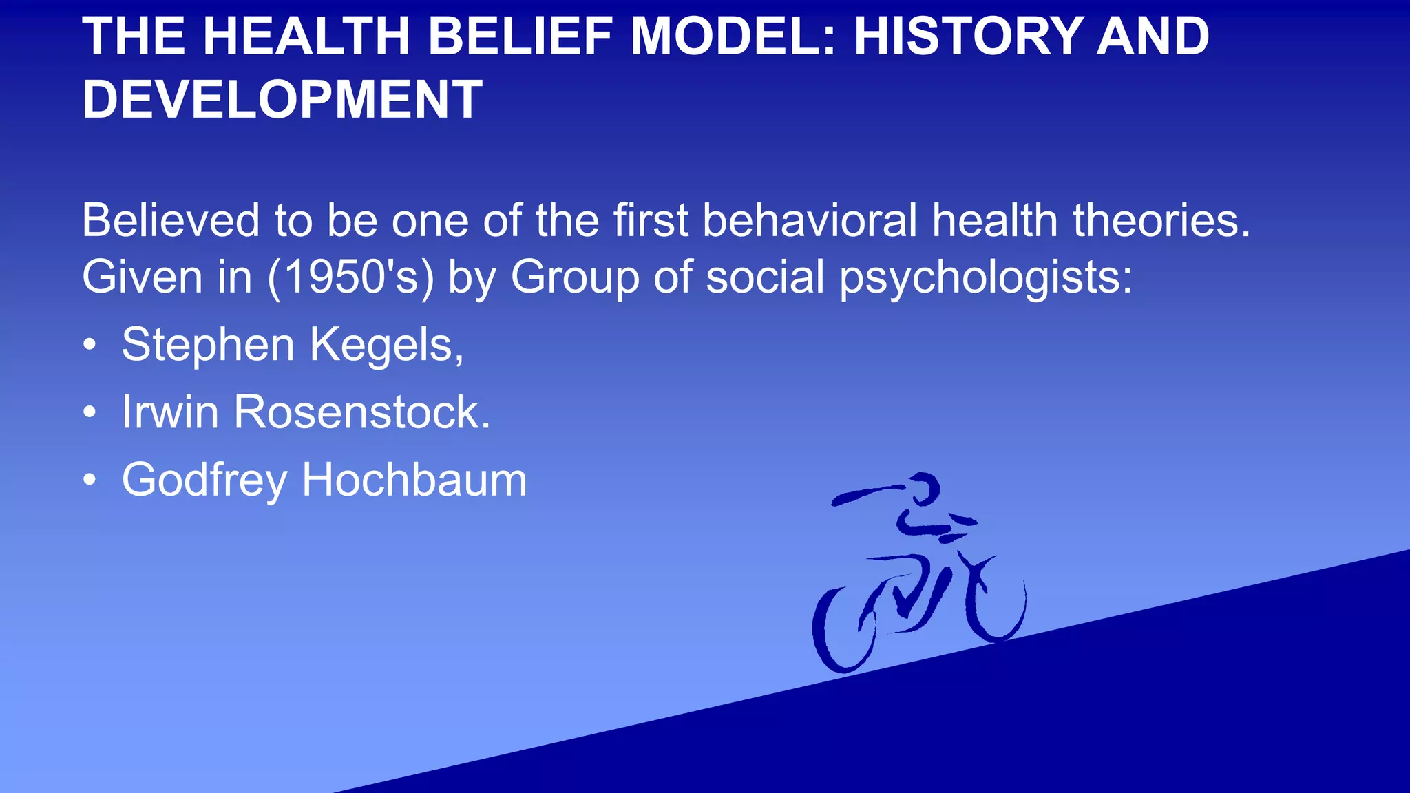 HEALTH BELIEF MODEL | PPTX