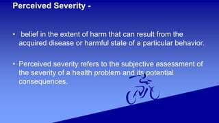 HEALTH BELIEF MODEL | PPTX