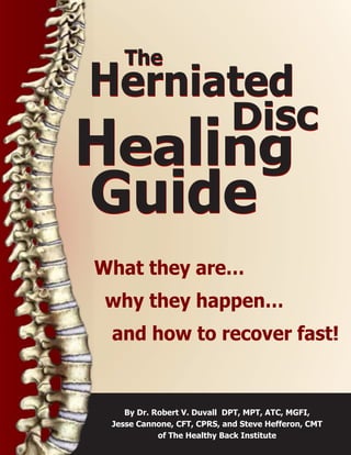 The 3-Minute Guide For Heal PHerniated Disc Pain | PDF