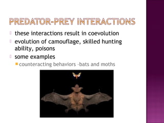 biology - community interactions | PPT