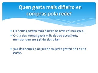 Hábitos de consumo de homes e mulleres | PPTX