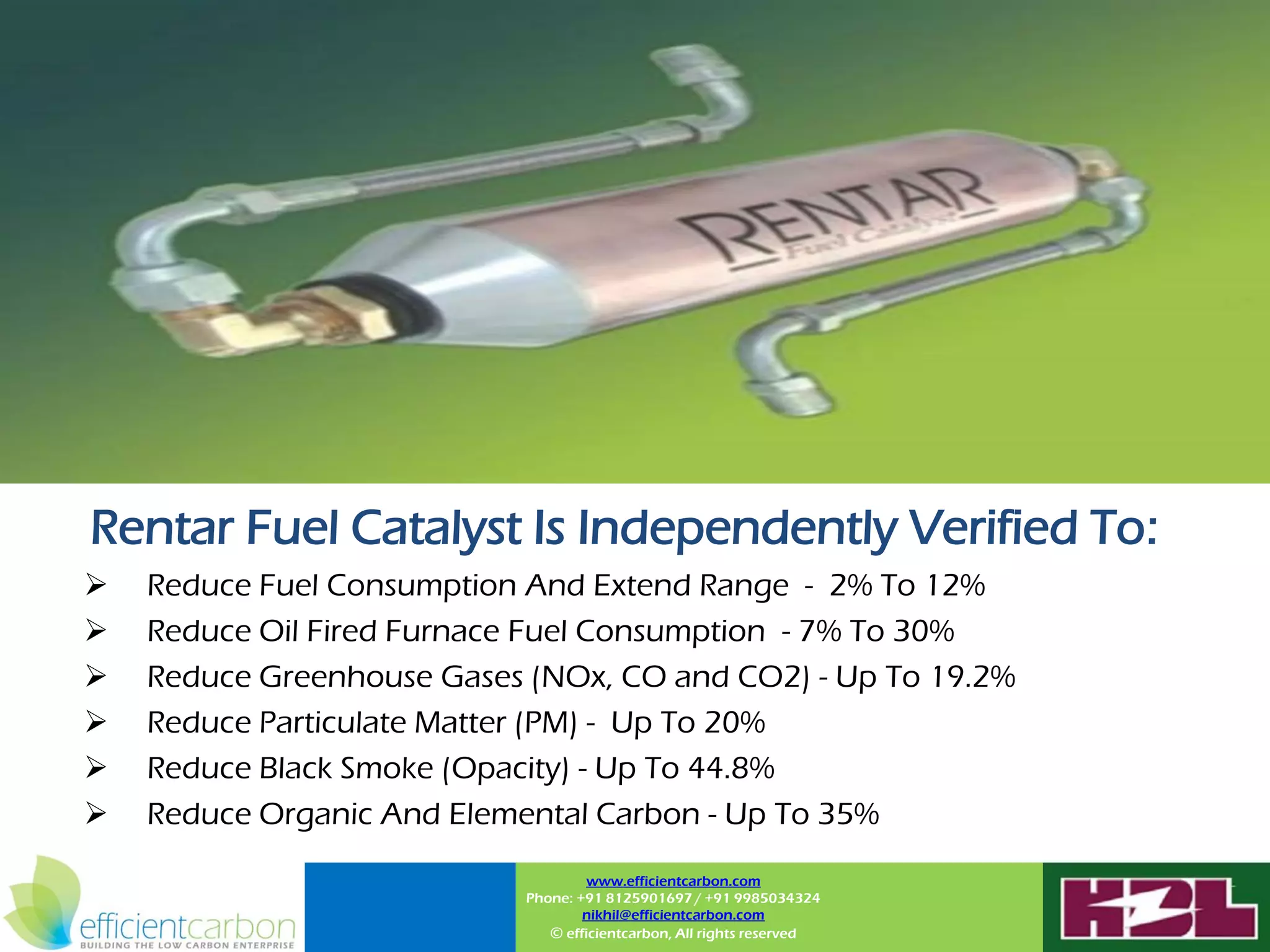 Hbl efficient carbon-rentar fuel catalyst | PDF