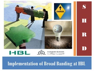 HBL BANK Implementating Of Broadbanding | PPT