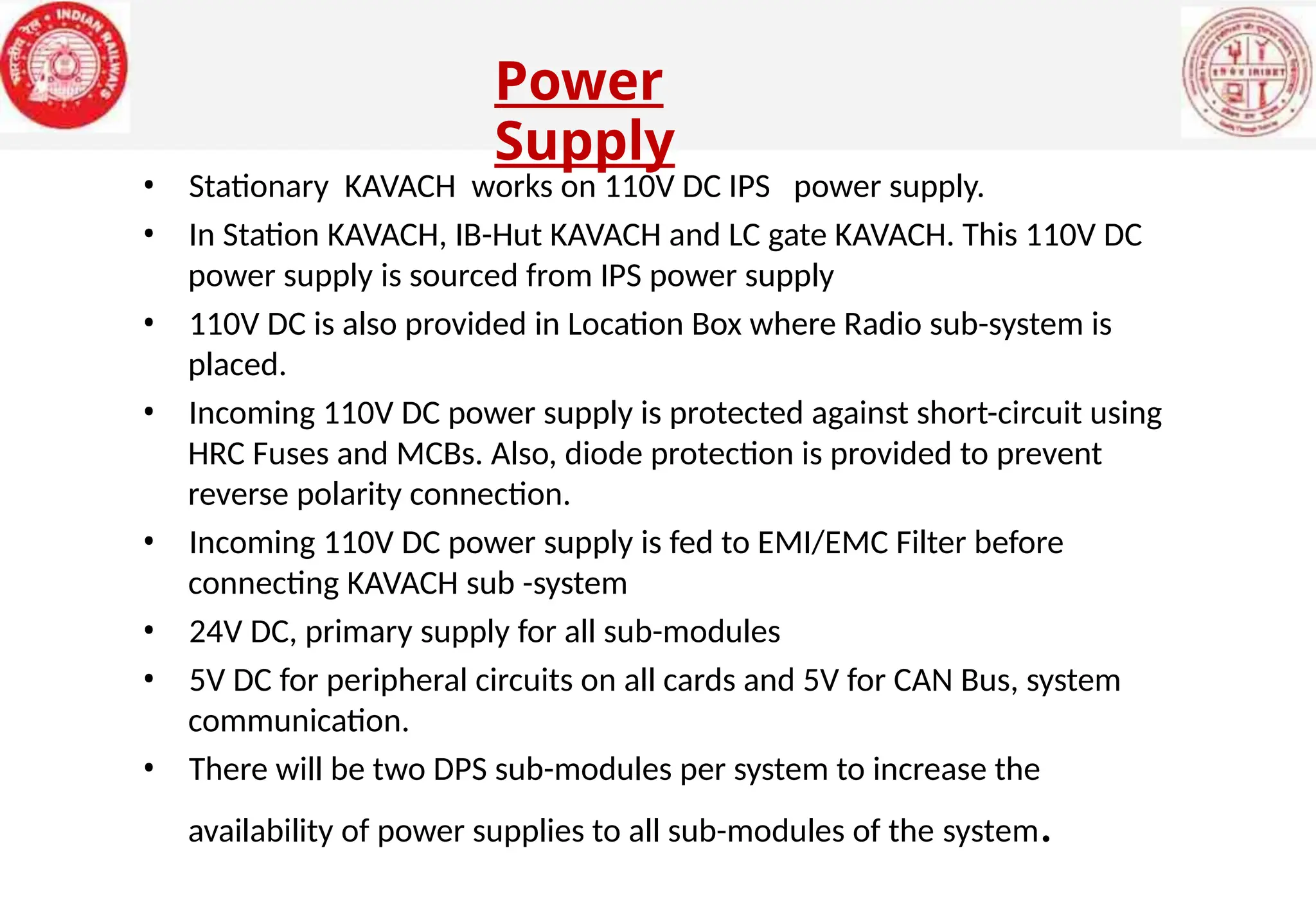 KAVACH rollout and it’s implementation IR | PPTX