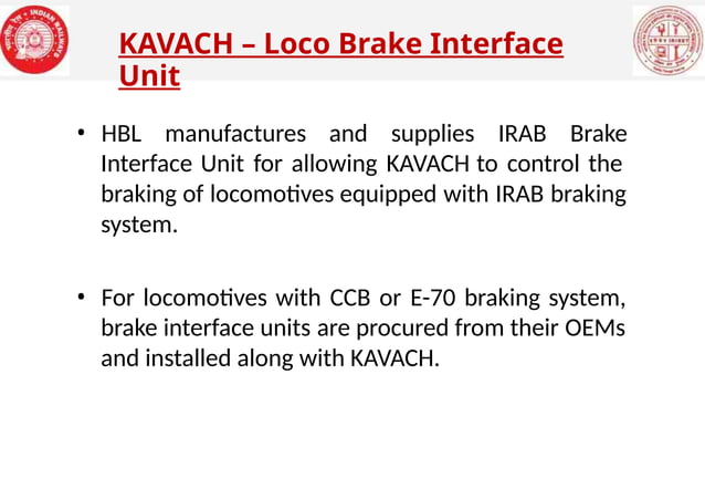 KAVACH rollout and it’s implementation IR | PPTX