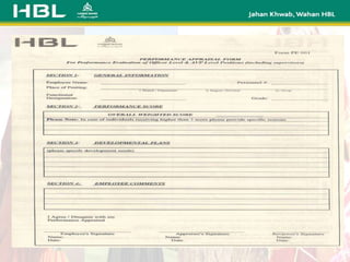 Hbl performance evaluation system | PPTX