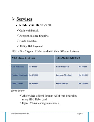 Hbl complete report | DOCX